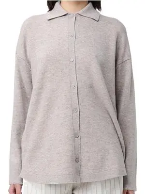 Max Mara Buttoned Knitted Cardigan - Gray