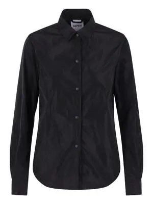 Aspesi Long-sleeve Press-stud Overshirt - Black