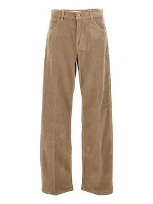 HAIKURE Belt Loops Slacks - Brown