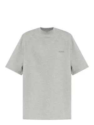 Attico Logo Embroidered Oversized T-shirt - Gray