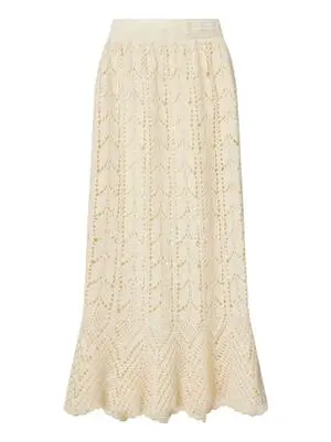 ZIMMERMANN Zimmermann Crochet Midi Skirt