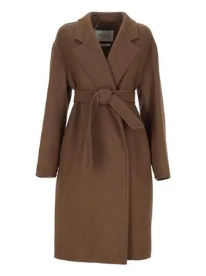 MAX MARA Max Mara Belted Long-Sleeved Coat