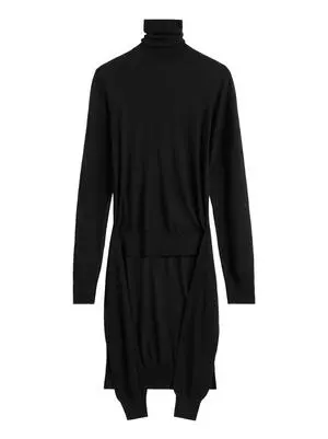 TOTEME Double-sleeve Turtleneck Top - Black
