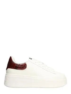 Ash Lace-up Sneakers With Thick Sole - Gray