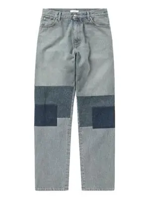 1989 STUDIO Patchwork Straight-leg Jeans - Light Blue