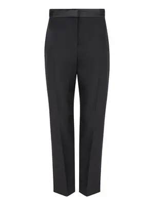 Alexander McQueen Straight-leg Tailored Trousers - Black