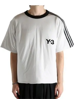 Y3 3-stripes Padded Short Sleeve T-shirt - Multicolor