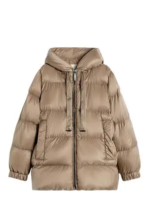 MAX MARA Max Mara Down Jacket In Water-Repellent Canvas