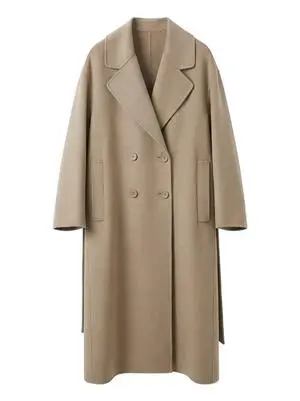 Max Mara Long Sleeve Double Breasted Coat - Green