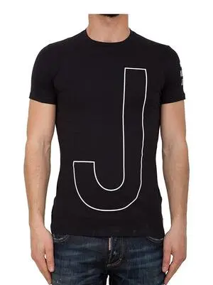 Emporio Armani Logo Details T-shirt Black