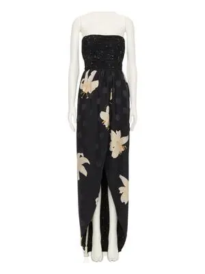 VALENTINO Valentino Apres L Hiver Lilium-Pattern Gown