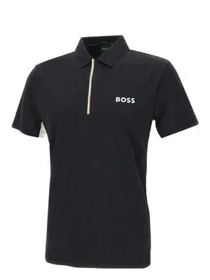 Hugo Boss Uv Protection Active Paddy Polo Shirt - Black
