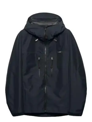 Prada Zip-up Hooded Jacket - Black