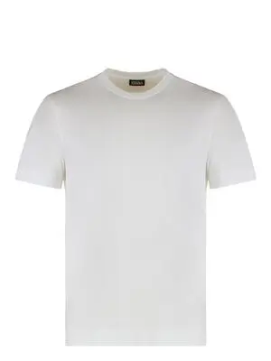 ZEGNA Zegna Crewneck Short-Sleeved T-Shirt