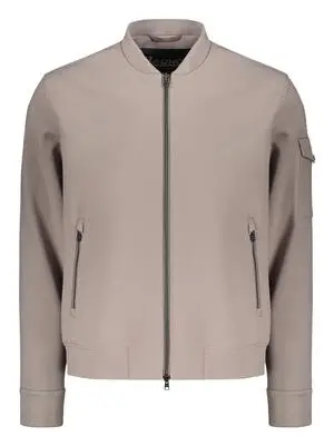 Herno Herno Zip-Up Bomber Jacket Grey