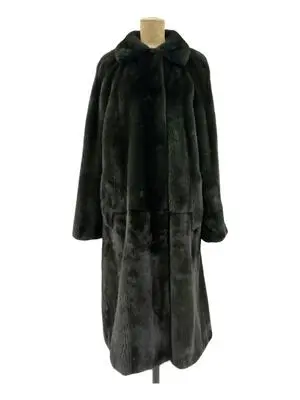 YVES SALOMON Long Sleeved Fur Coat - Anglais