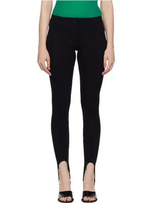 BASERANGE Sync Ribbed Stirrup Leggings - Black