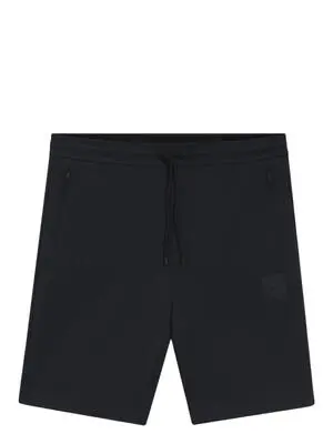 Hugo Boss Logo-patch Drawstring Shorts - Dark Blue