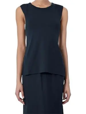 RIER Back Tie Vest - Black