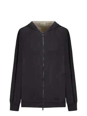 Brunello Cucinelli Zipped Hoodie - Black