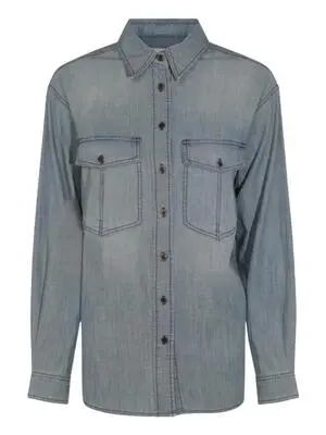 Isabel Marant Étoile Long-sleeved Button-up Shirt - Gray