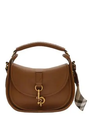 Burberry Small B Clip Messenger Bag - Hazel-brown