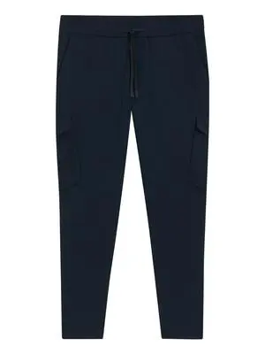 Hugo Boss Tapered-fit Drawstring Pants - Dark Blue