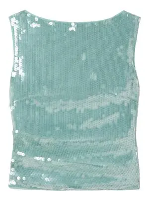 STAUD Staud Eton Sequined Top