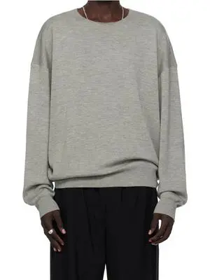 Fear Of God Long Sleeve Crew Neck Sweater - Gray