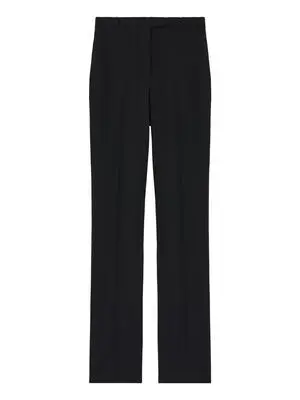 Alexander McQueen Belt-looped Tailored Trousers - Black