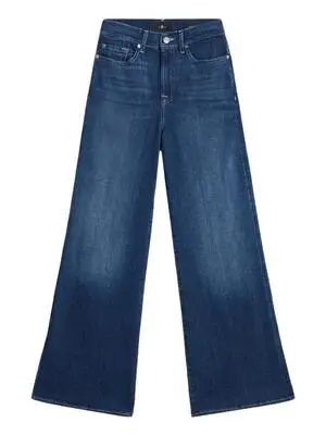 7 For All Mankind 7 For All Mankind High-Rise Wide-Leg Jeans Blizzard Drift