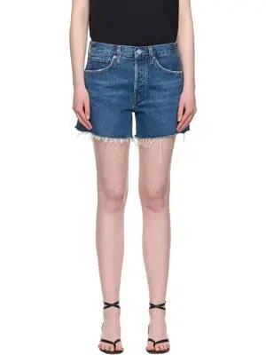 AGOLDE Parker Denim Shorts - Pink