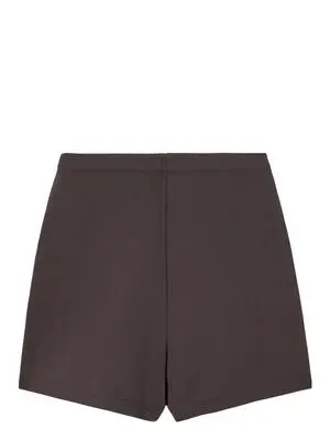 Rick Owens Elastic Waist High-waisted Shorts - Black