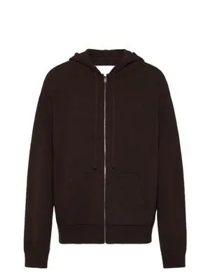 MAISON MARGIELA Maison Margiela Cashmere Zip-Up Hoodie Olive Paste