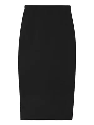 Max Mara High-waisted Midi Skirt - Black