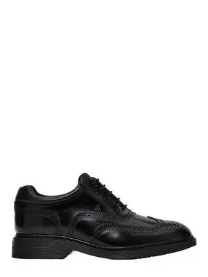 Hogan Classic Oxford Shoes - Black
