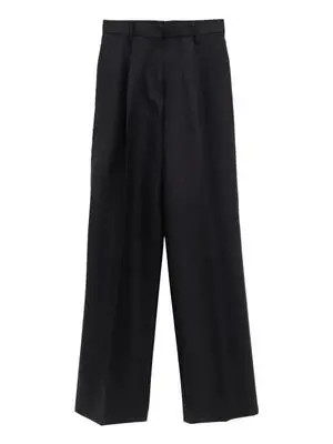 Dries Van Noten Tailored Pleated Trousers - Navy Blue