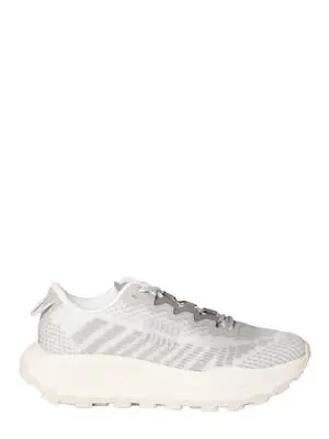 Miu Miu Miu Miu Lace-Up Logo-Embossed Technical Fabric Sneakers Cloud Ash