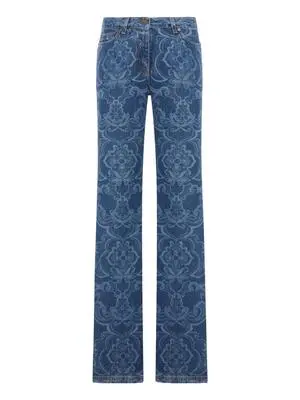 Etro Paisley Flared Jeans - Multi