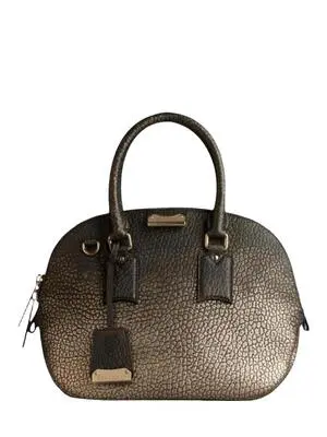 BURBERRY Burberry Grain Leather Top Handle Bag