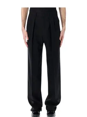 TOM FORD Pleated Trousers - Black