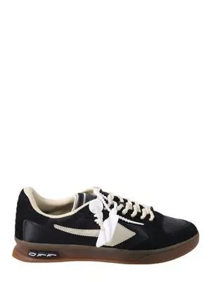 Off-White Off-White Slim Arrow Lace-Up Sneakers Black/beige
