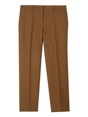 Burberry Slim Tailored Pants - Hazelnut Brown