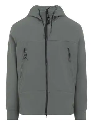 C.P. COMPANY Zip Pocket Hooded Jacket - Gray