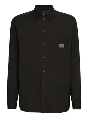 Dolce & Gabbana Dolce Gabbana Martini-fit Shirt - Black