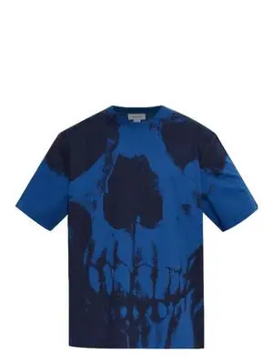Alexander McQueen T-shirt With Print - Blue