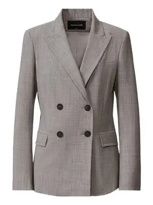 Fabiana Filippi Double-breasted Blazer - Gray