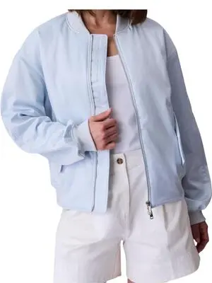 Calvin Klein Long Sleeve Bomber Jacket - Multicolor