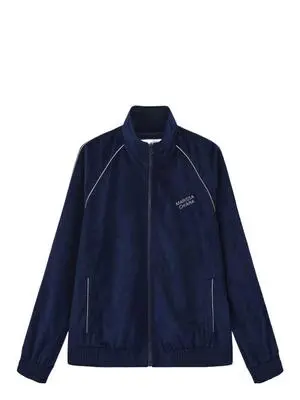 Marissa Chiara Long-sleeved Casual Zip-up Jacket - Blue
