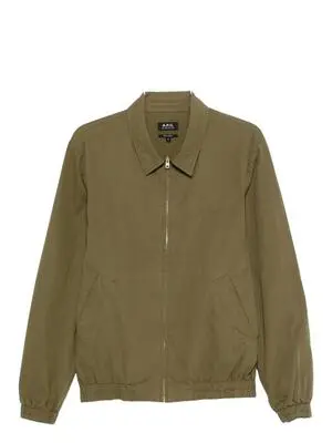 A.p.c. Gilbert Zip Up Jacket - Kaki